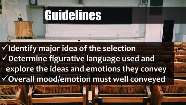 Oral and dramatic interpretation | PPTX