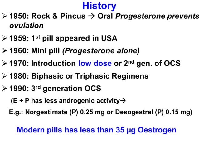 Oral and injectable contraceptive steroids | DOCX | Birth Control ...