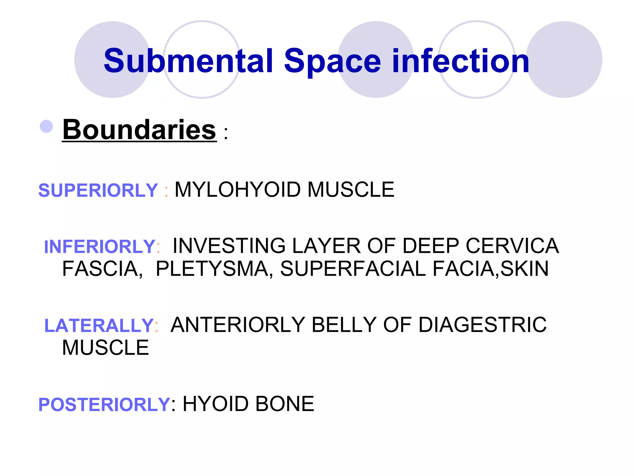 Oral and maxillofacial spaces of infection | PPT