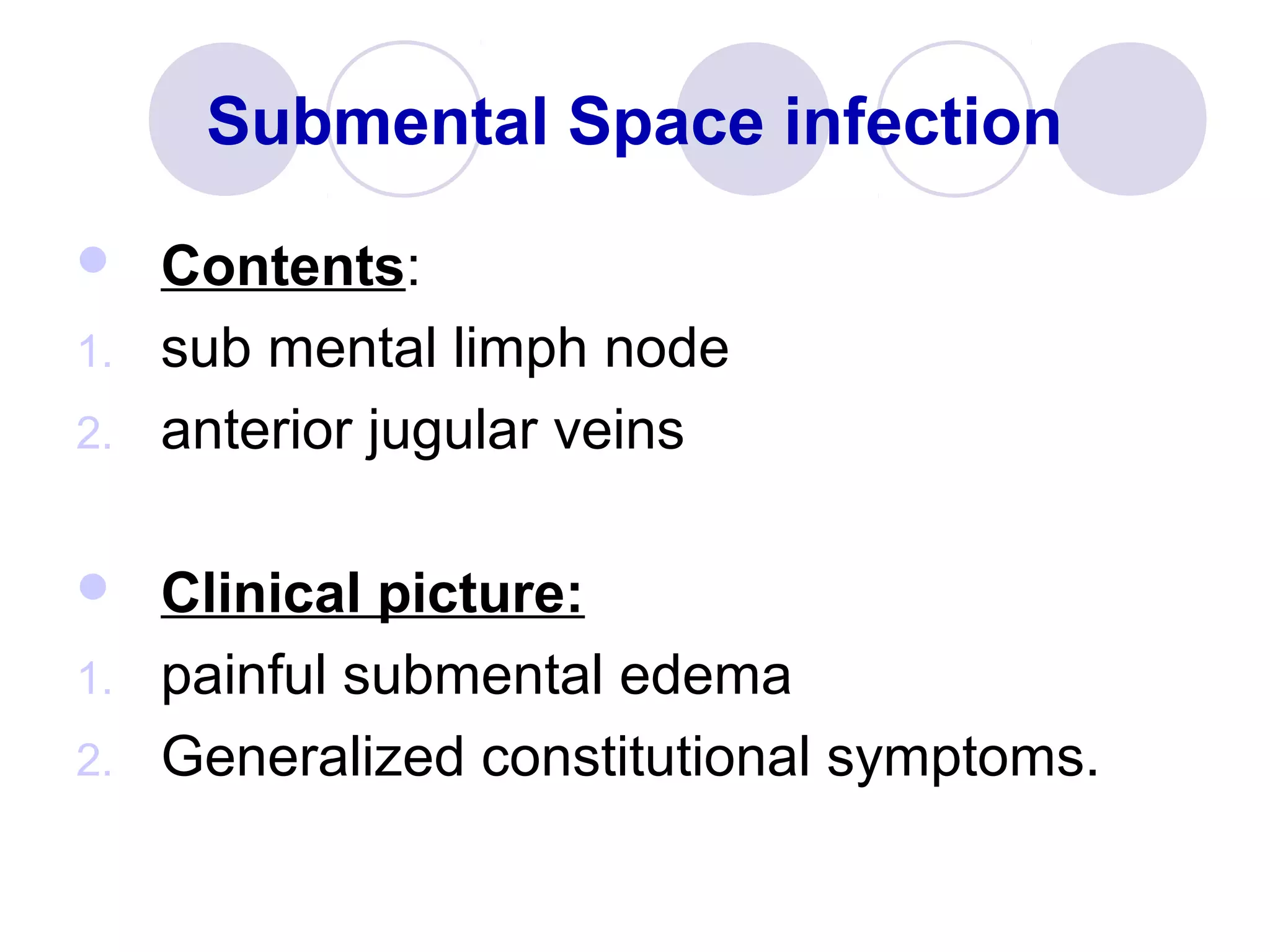 Oral and maxillofacial spaces of infection | PPT