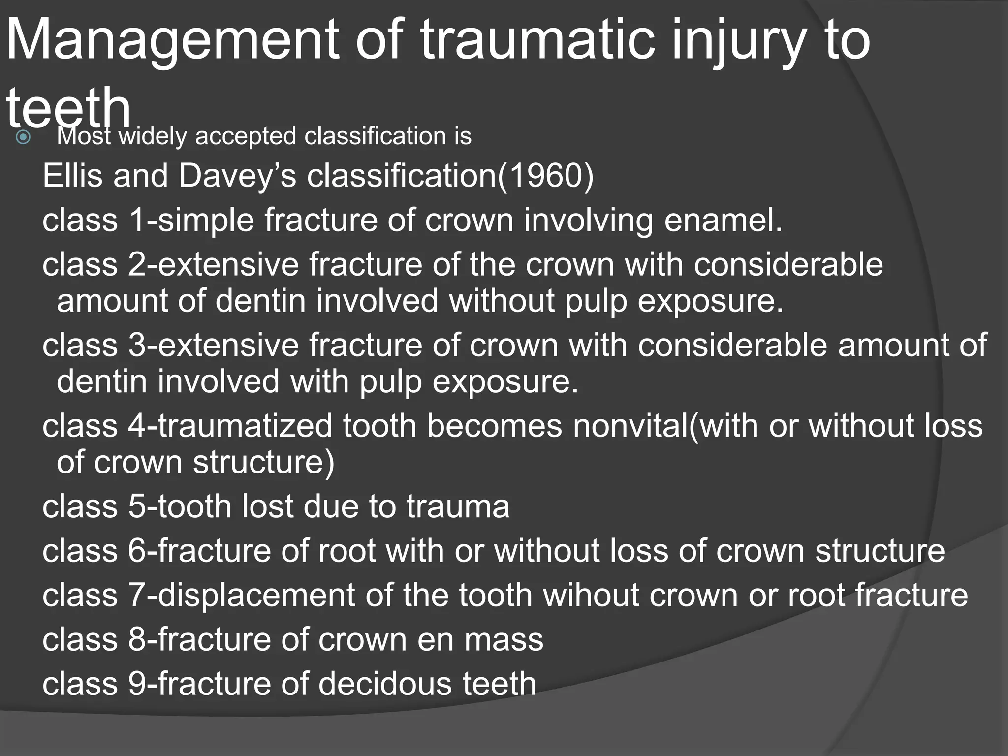 Oral and maxillofacial injuries | PPTX