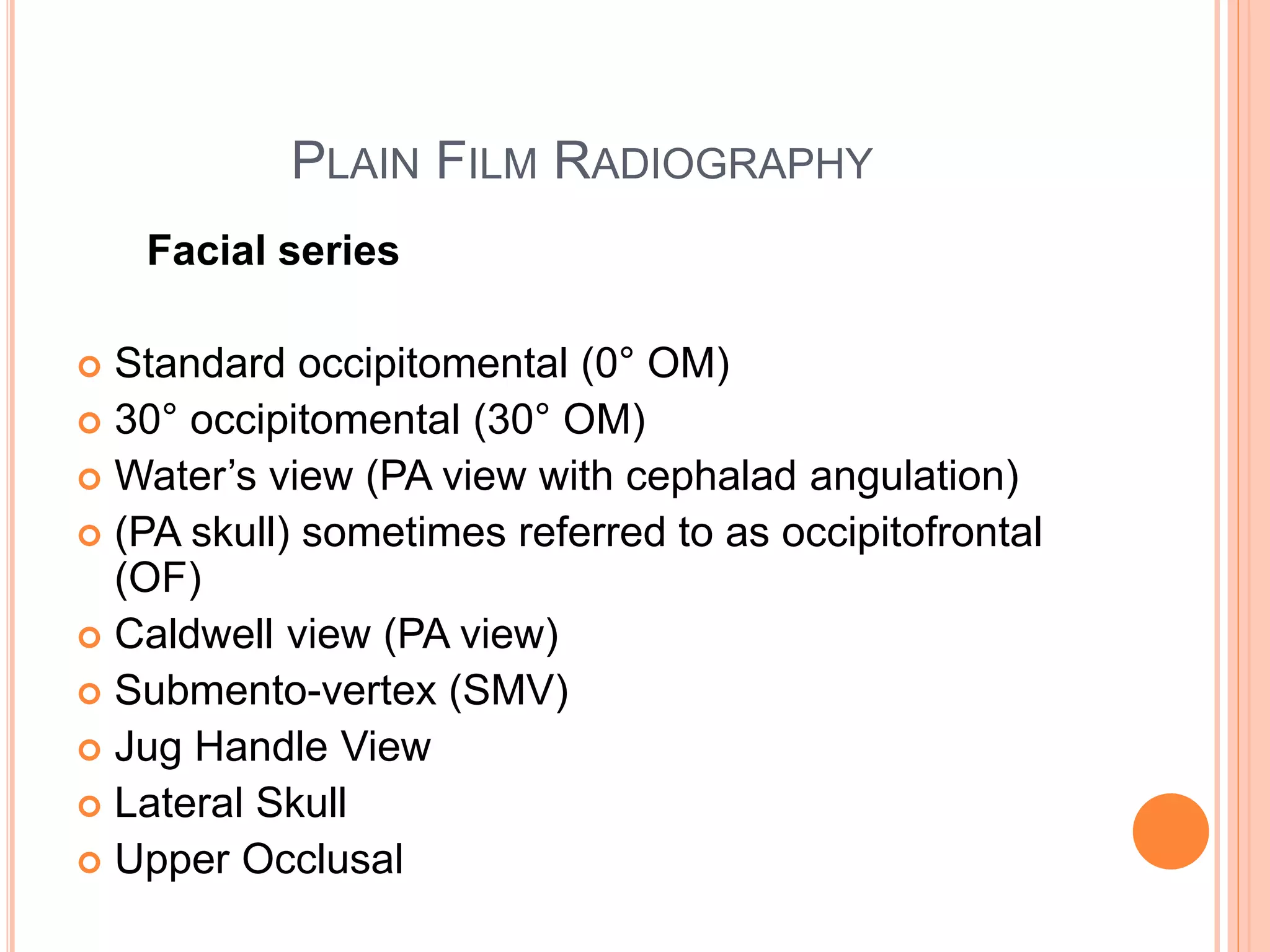 Oral and Maxillofacial Radiology | PPTX