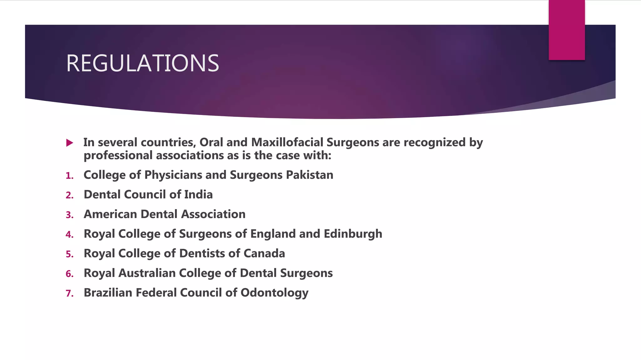 Oral and maxillofacial surgery | PPTX