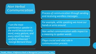 Oral and non verbal communication | PPTX