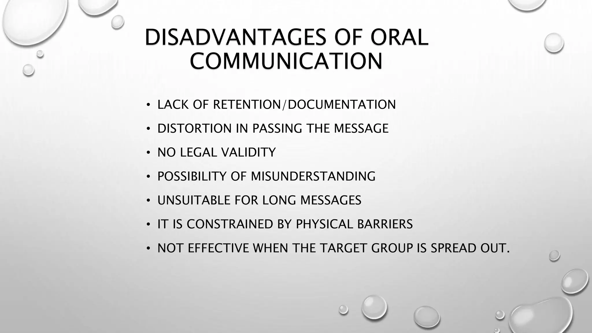 Oral and written communication | PPTX