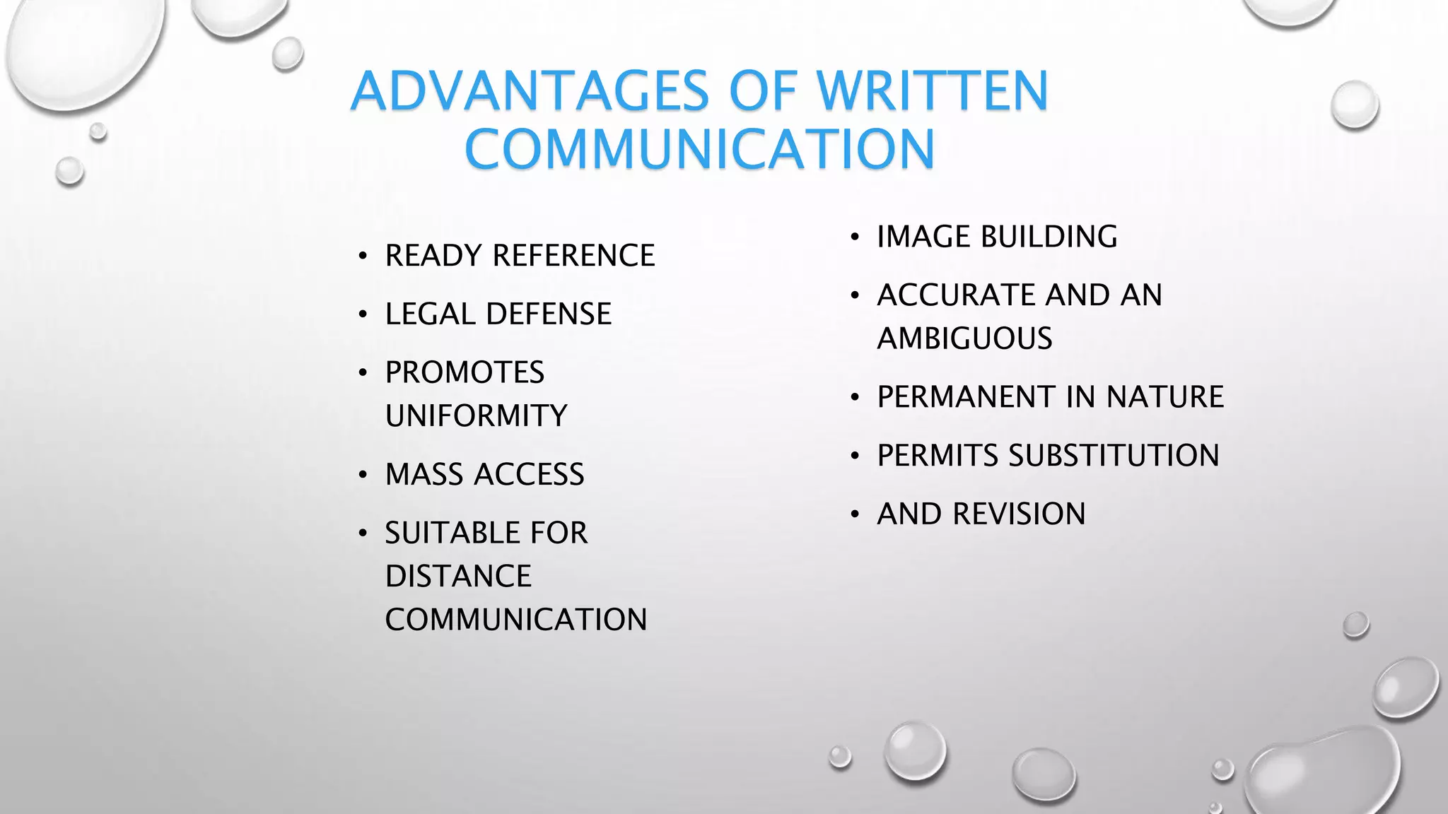Oral and written communication | PPTX