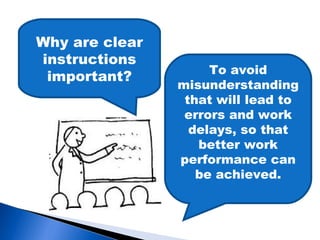 Oral and written instructions | PPT