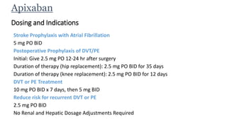 Oral-Anti coagulants | PPTX | Blood Disorders | Diseases and Conditions