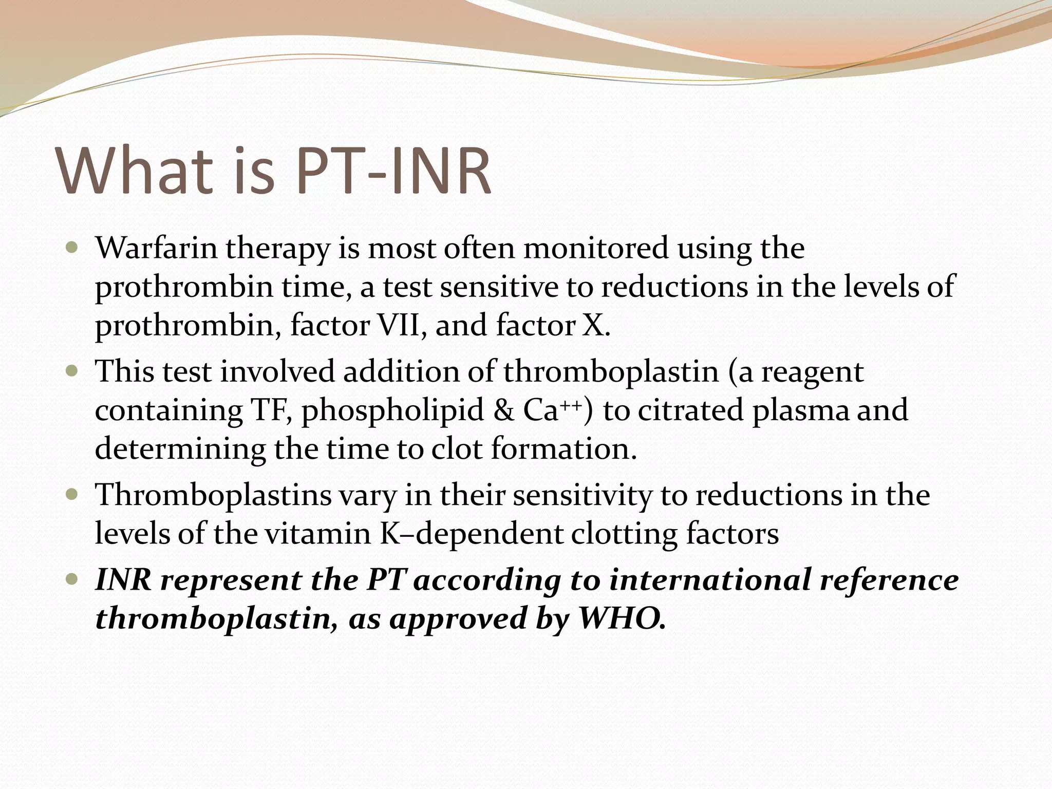 Oral anticoagulants ppt | PPTX