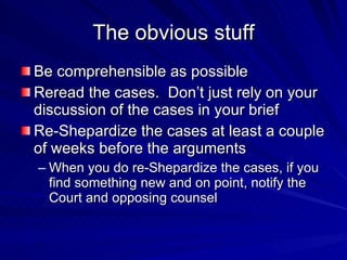 Oral Argument | PPT | Law