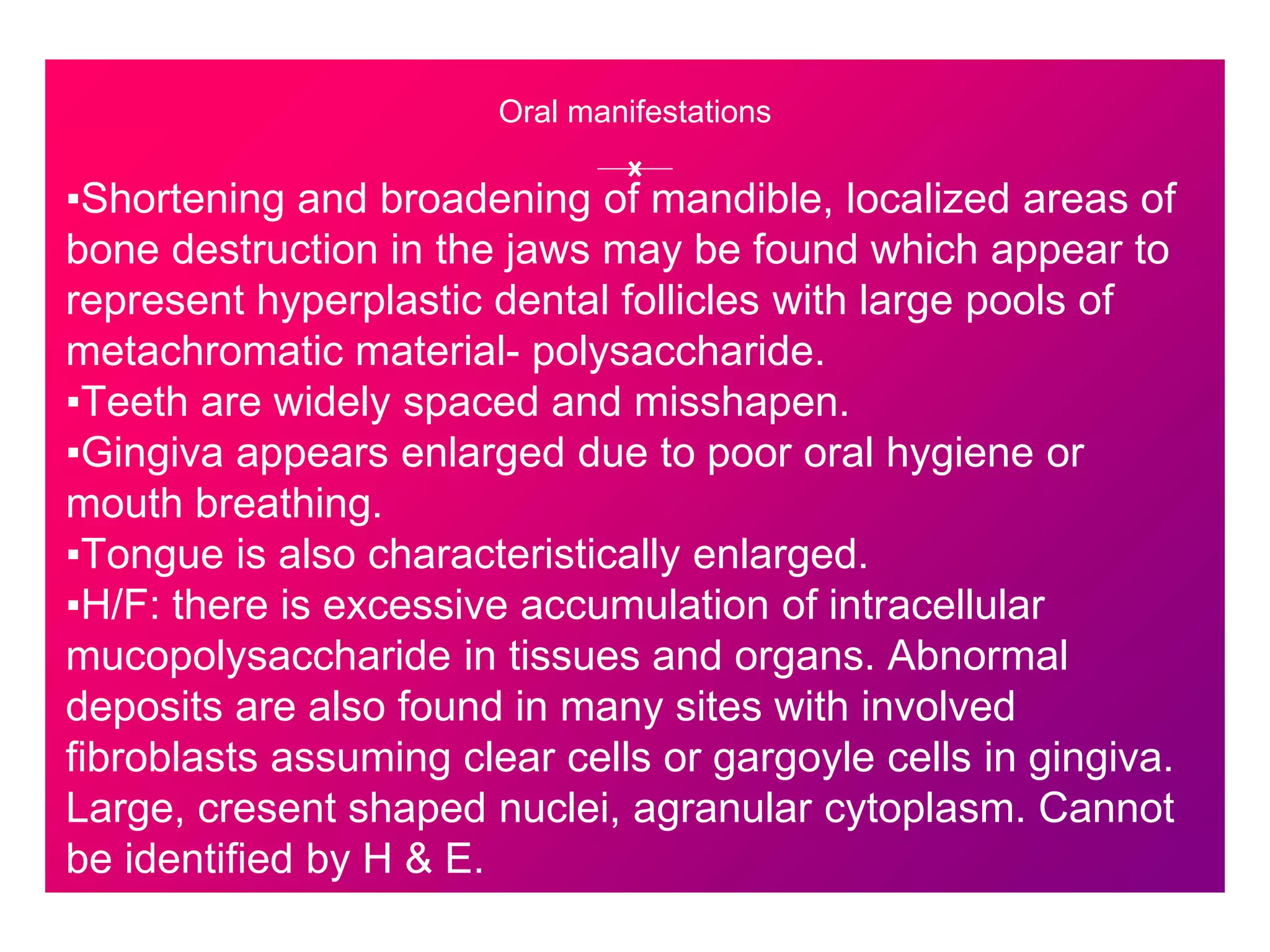 Oral aspects of metabolic diseases | PPTX