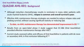 Oral Azacitidine in AML maintenance.pptx