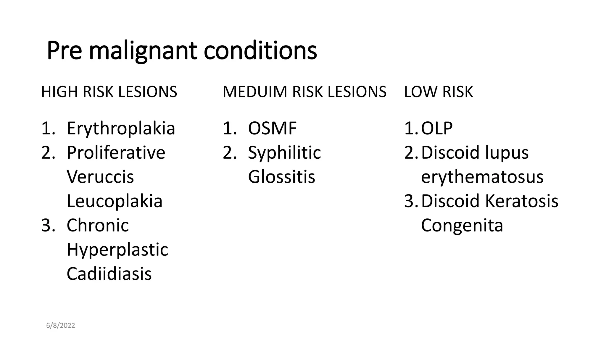 oral cancer: premalignant lesions, diagnosis staging and treatment.pptx