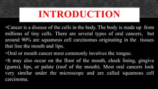Oral Cancer | PPTX