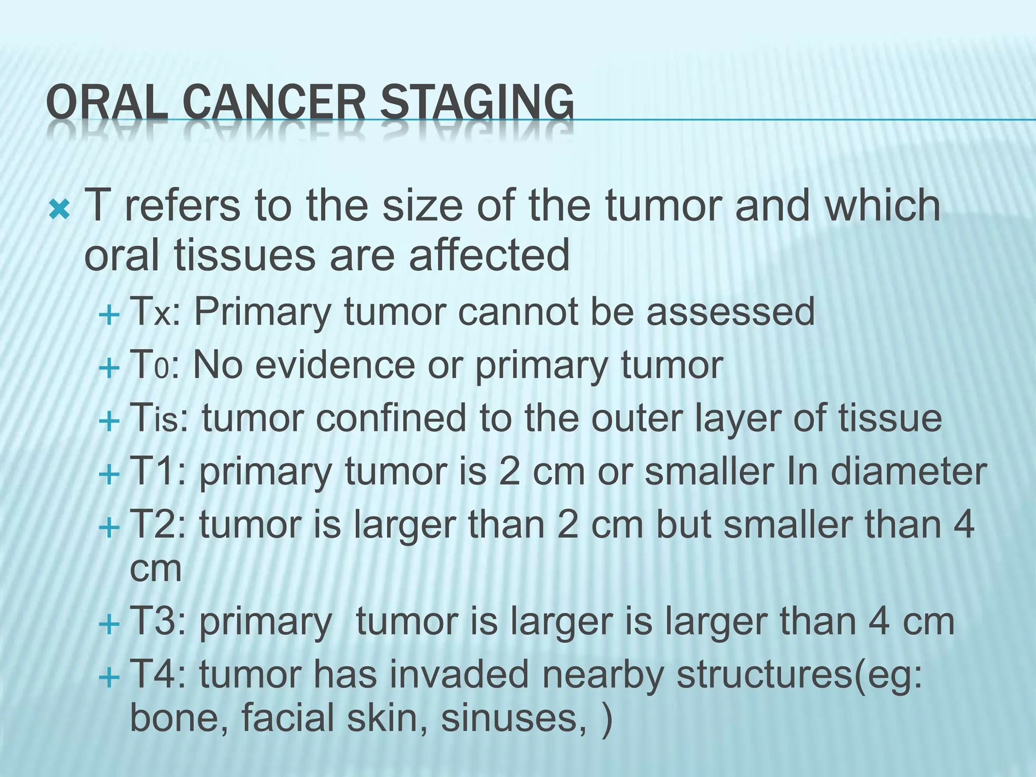 Oncology: disease condition of oral cancer | PPTX