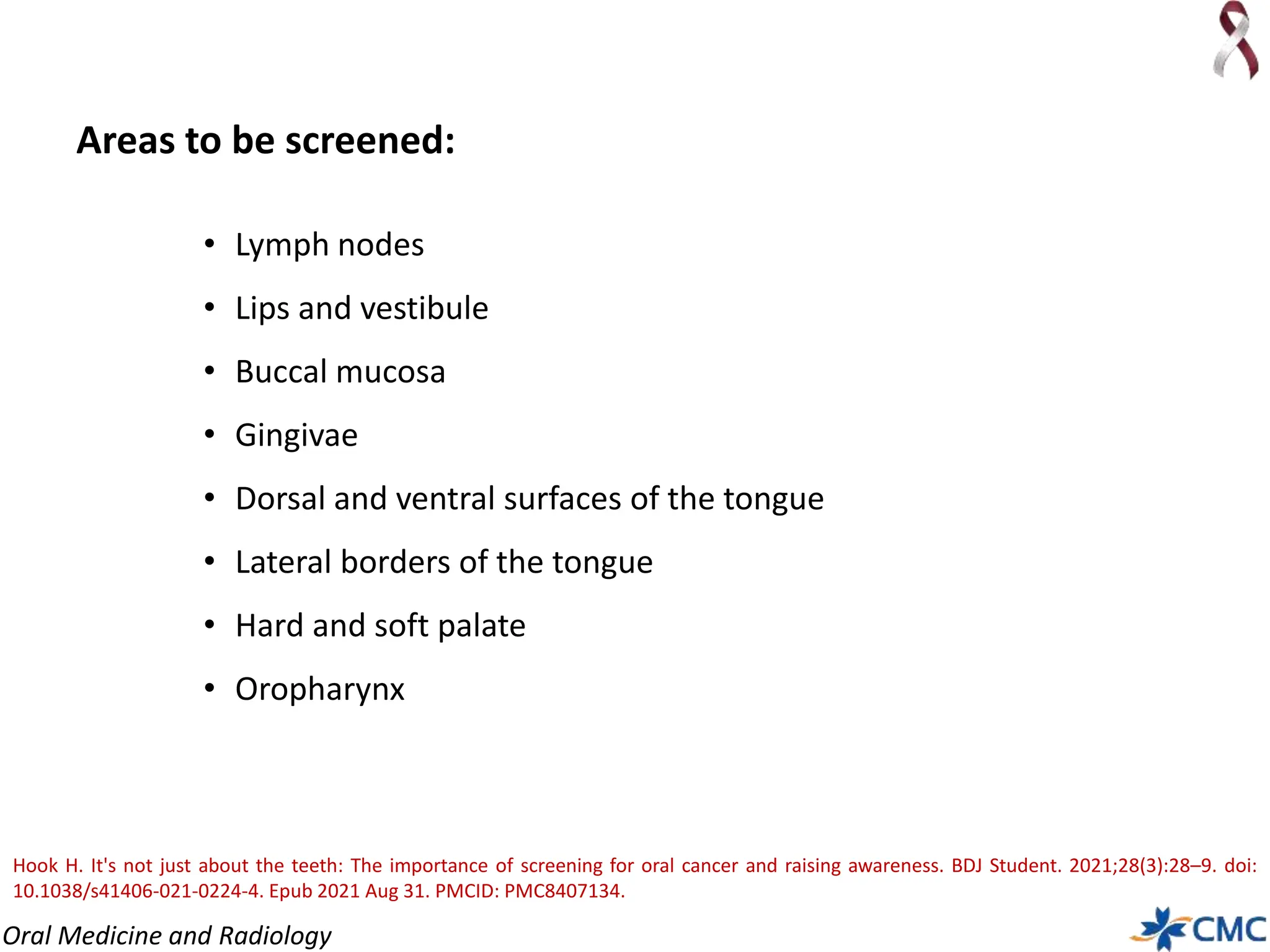 ORAL CANCER SCREENING | PPTX