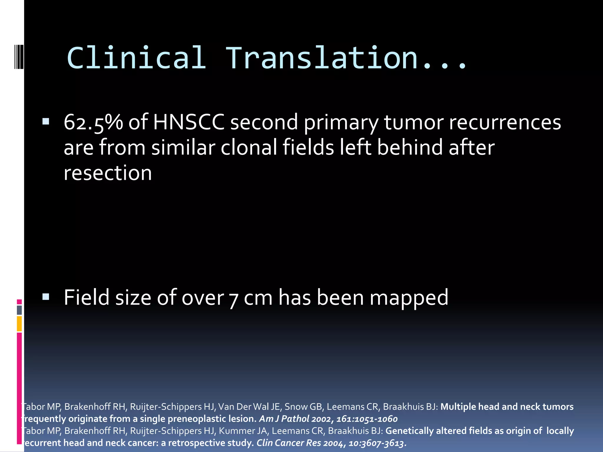 Oral cancer ,field cancerization dr mnr | PPTX