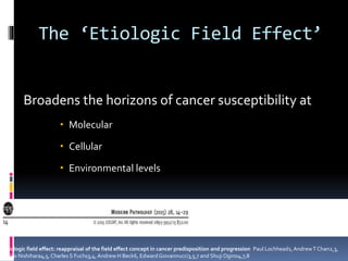 Oral cancer ,field cancerization dr mnr | PPTX