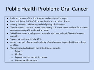 Oral Cancer Prevention | PPTX