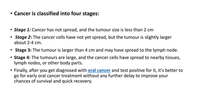 Oral Cancer Treatment Pptx