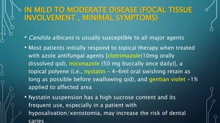 Oral candidiasis | PPTX