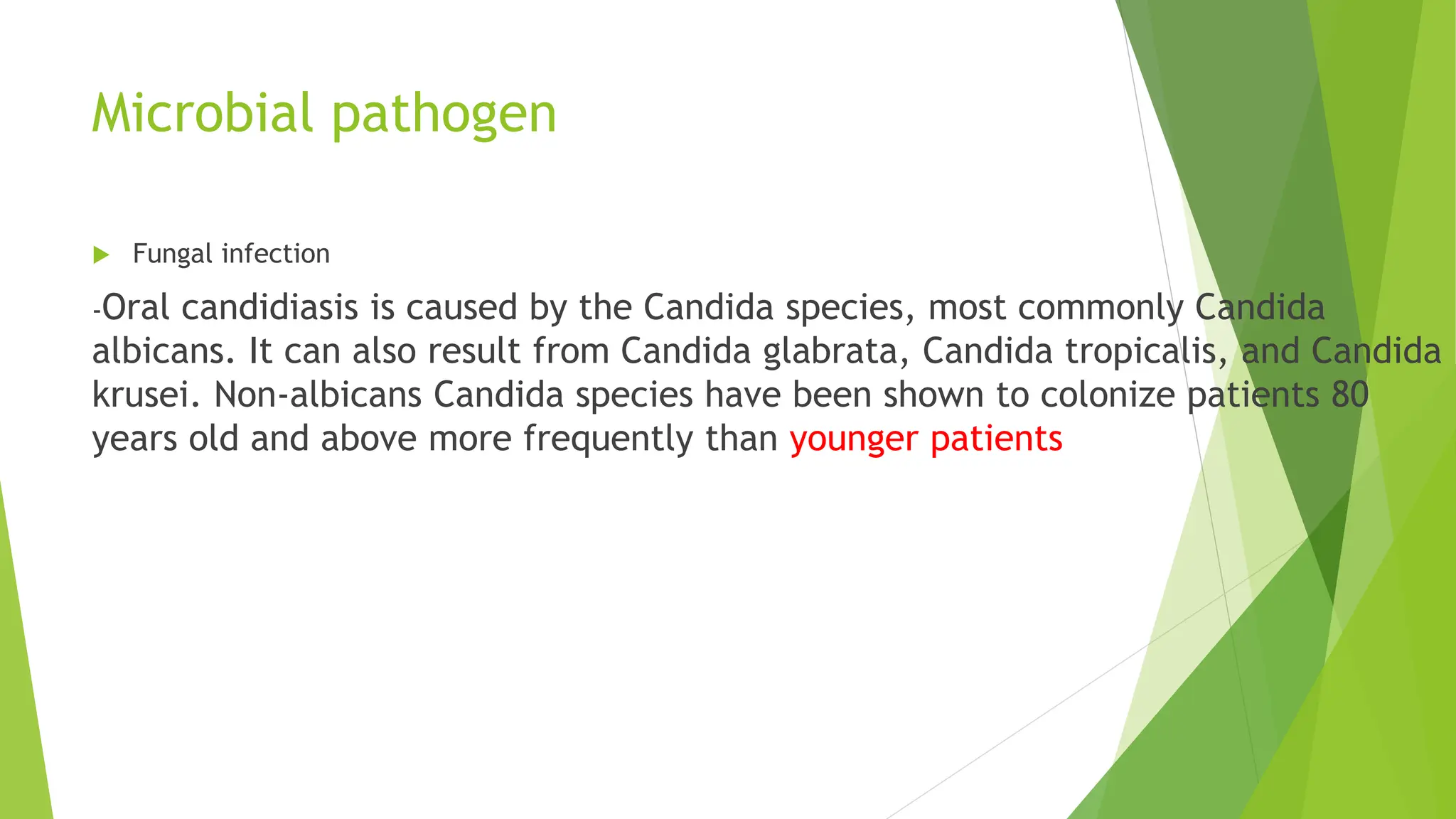 oral candidiasis in pediatric population | PPTX