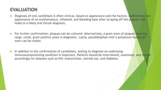 oral candidiasis in pediatric population | PPTX