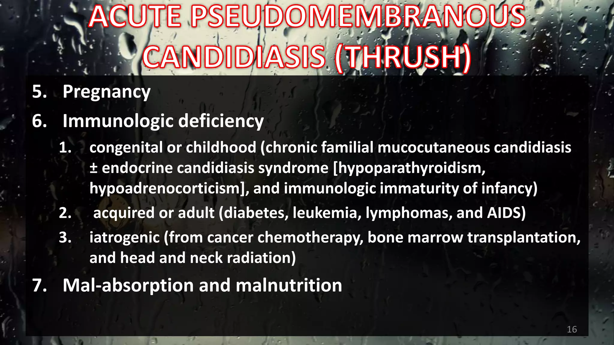 Oral candidiasis | PPTX