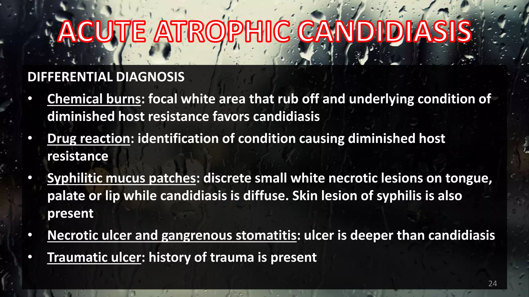 Oral candidiasis | PPTX
