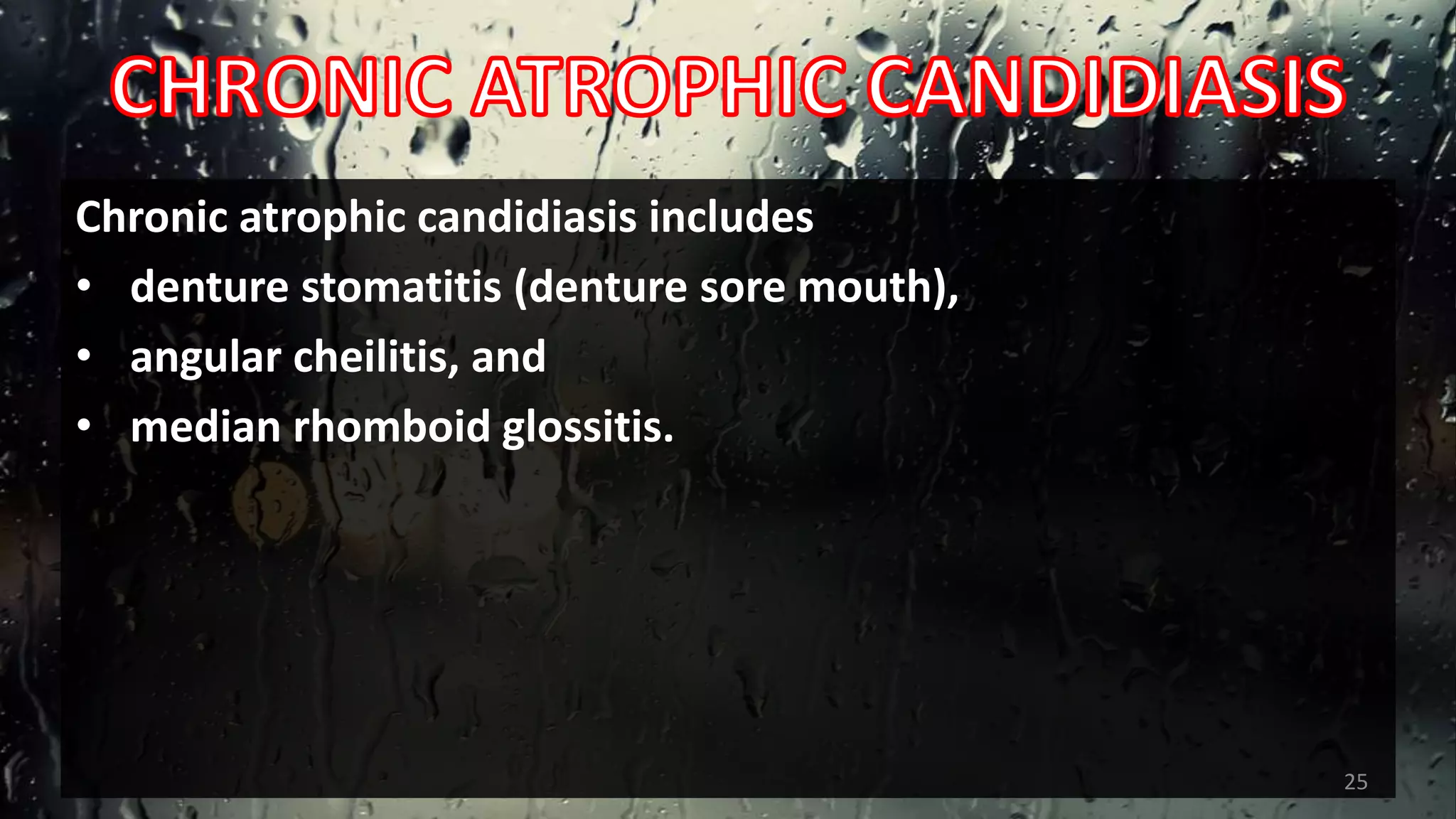 Oral candidiasis | PPTX