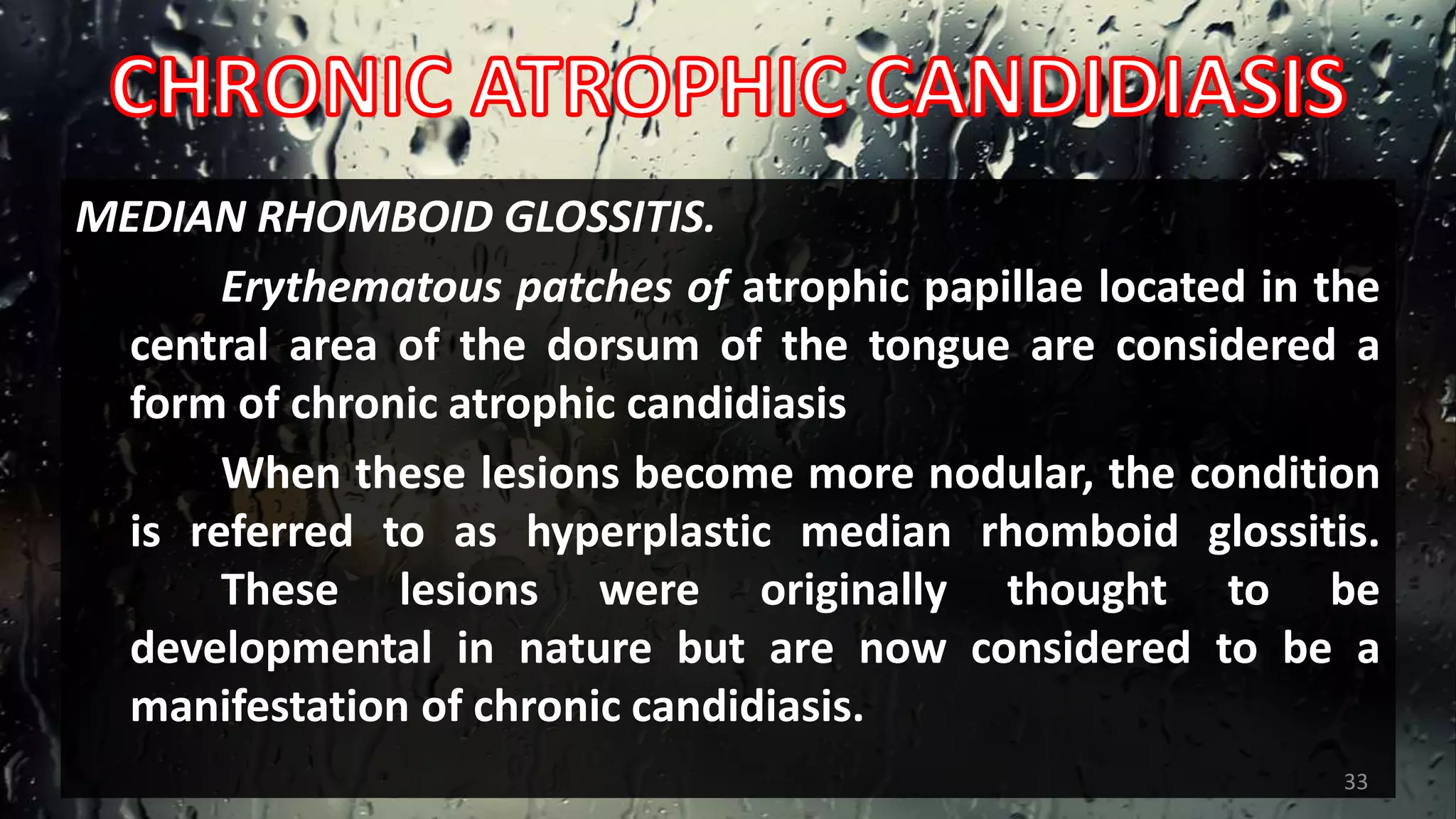 Oral candidiasis | PPTX