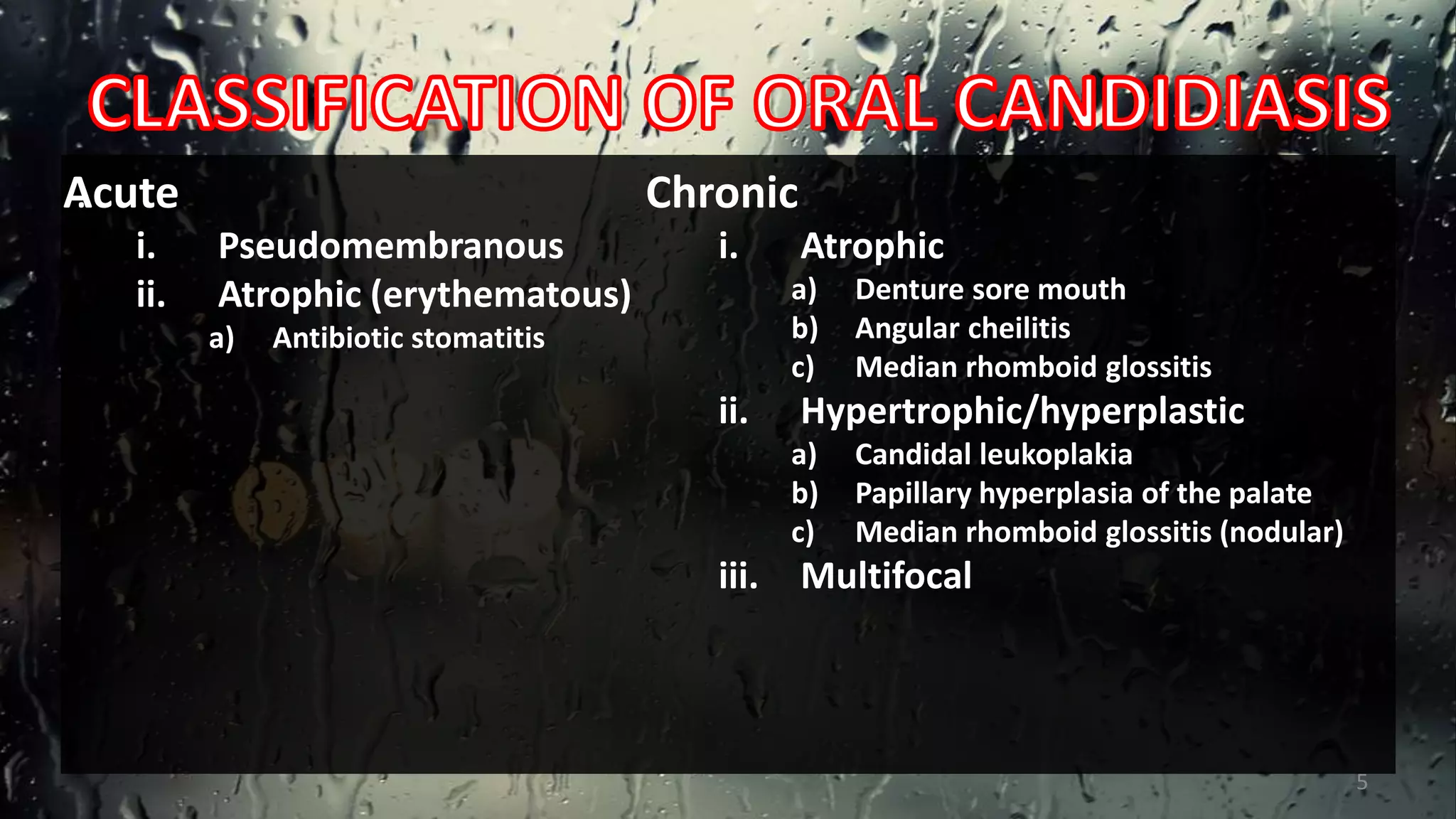 Oral candidiasis | PPTX