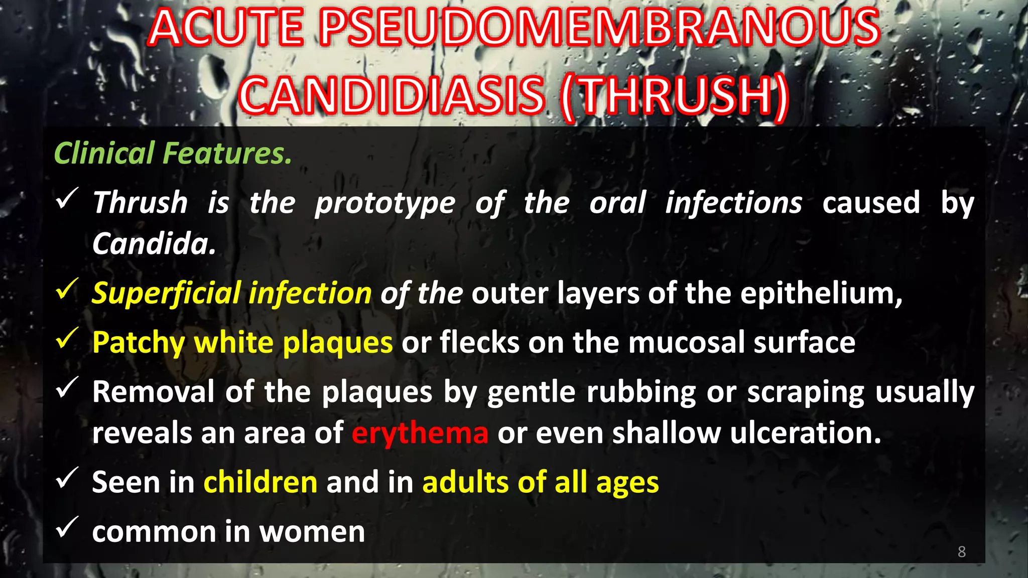 Oral candidiasis | PPTX
