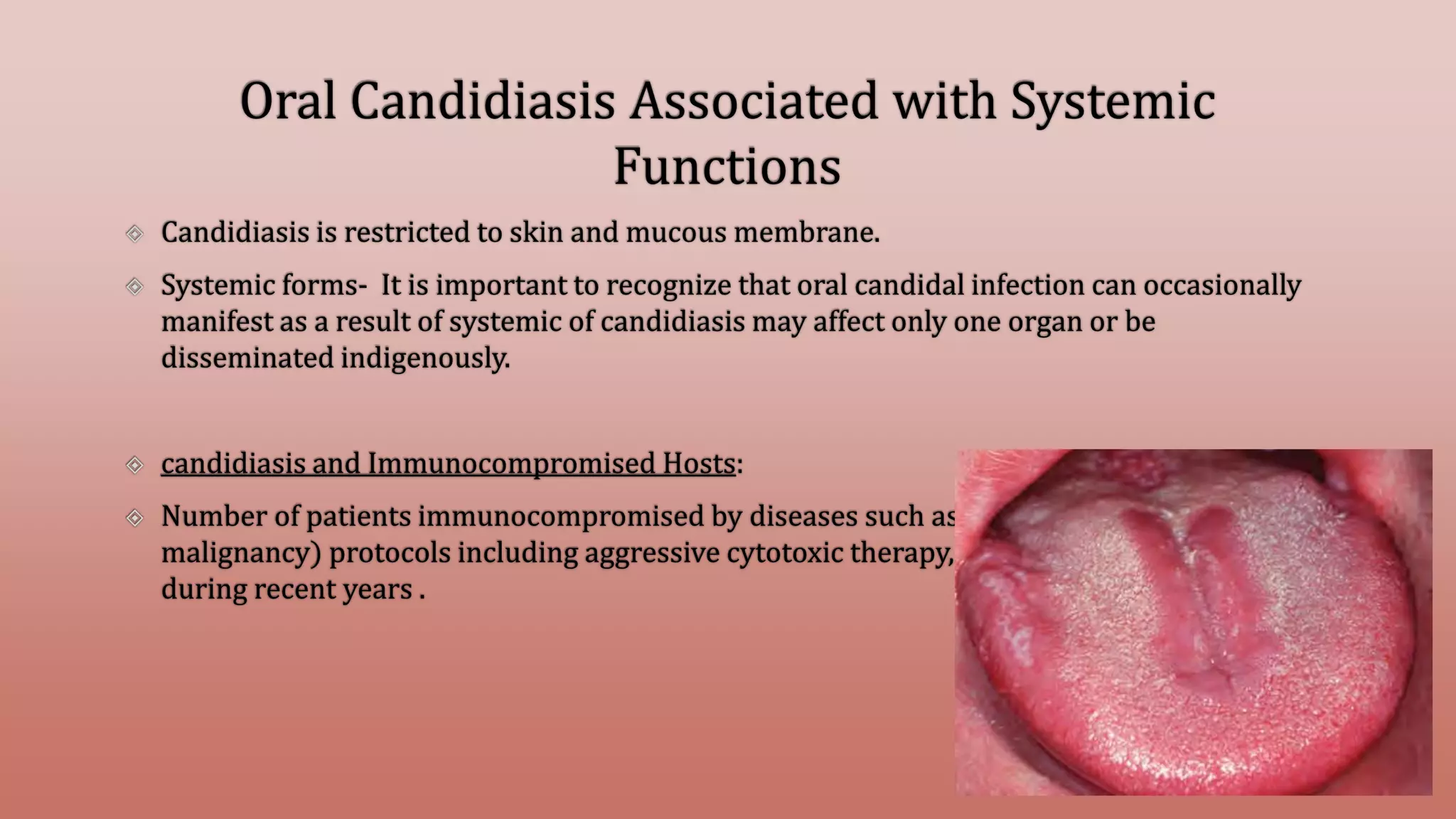 Oral candidiasis | PPTX