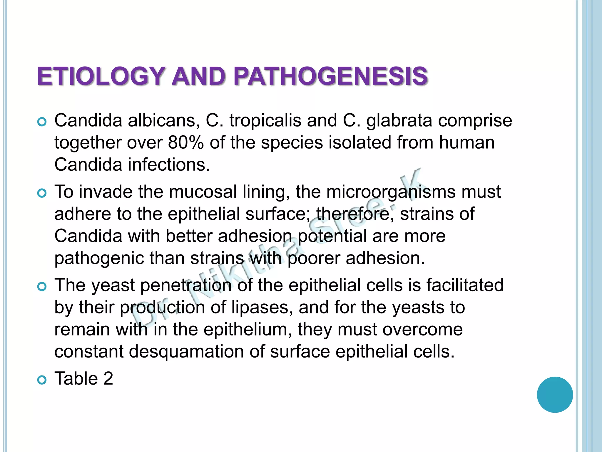 Oral candidiasis | PPTX