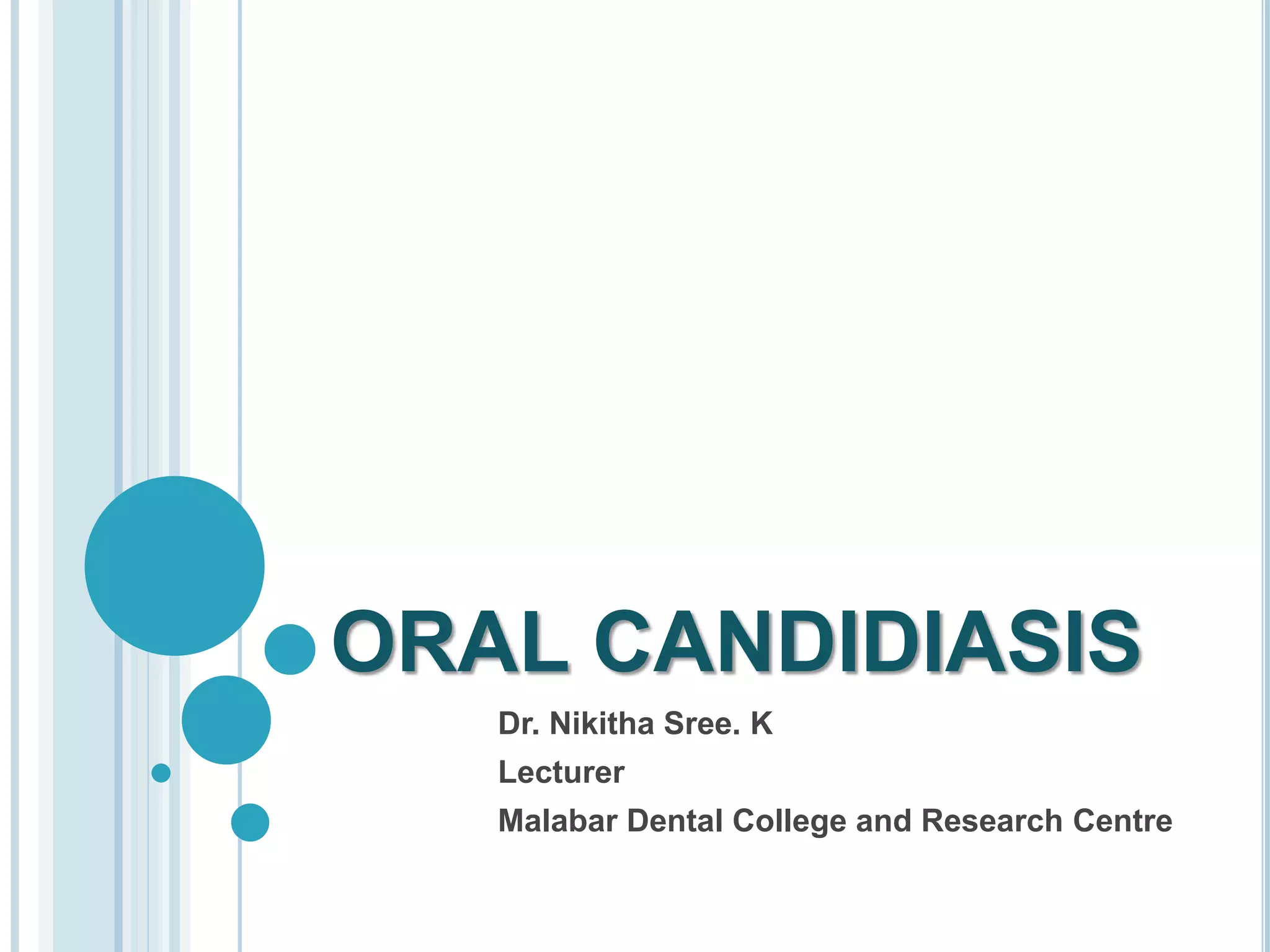 Oral candidiasis | PPT