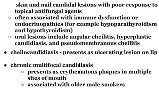 Oral candidiasis and stomatitis. name - seelam Sai charitha .pptx