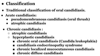 Oral candidiasis and stomatitis. name - seelam Sai charitha .pptx ...