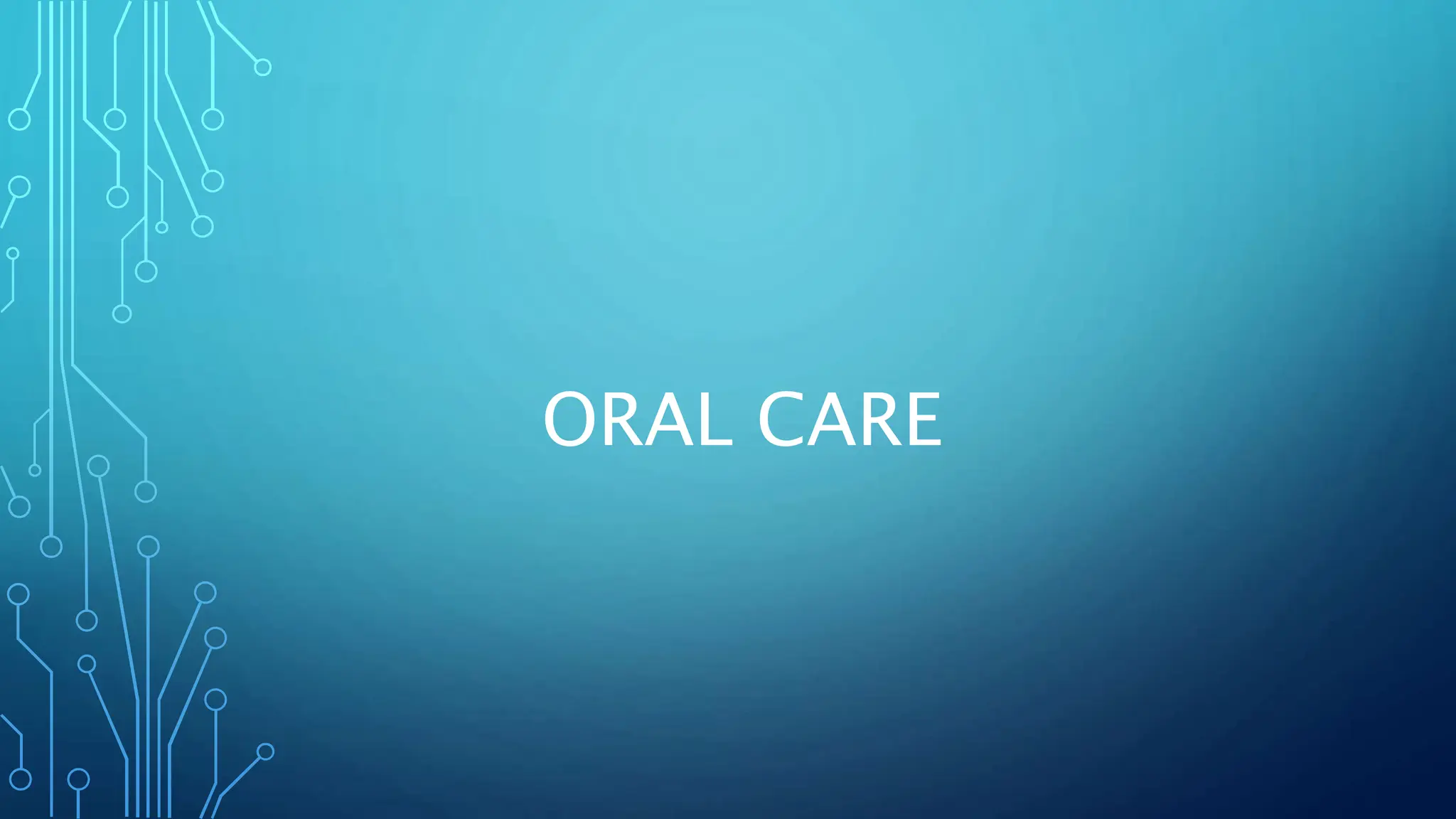 # oral care procedure ppt presentation # | PPTX