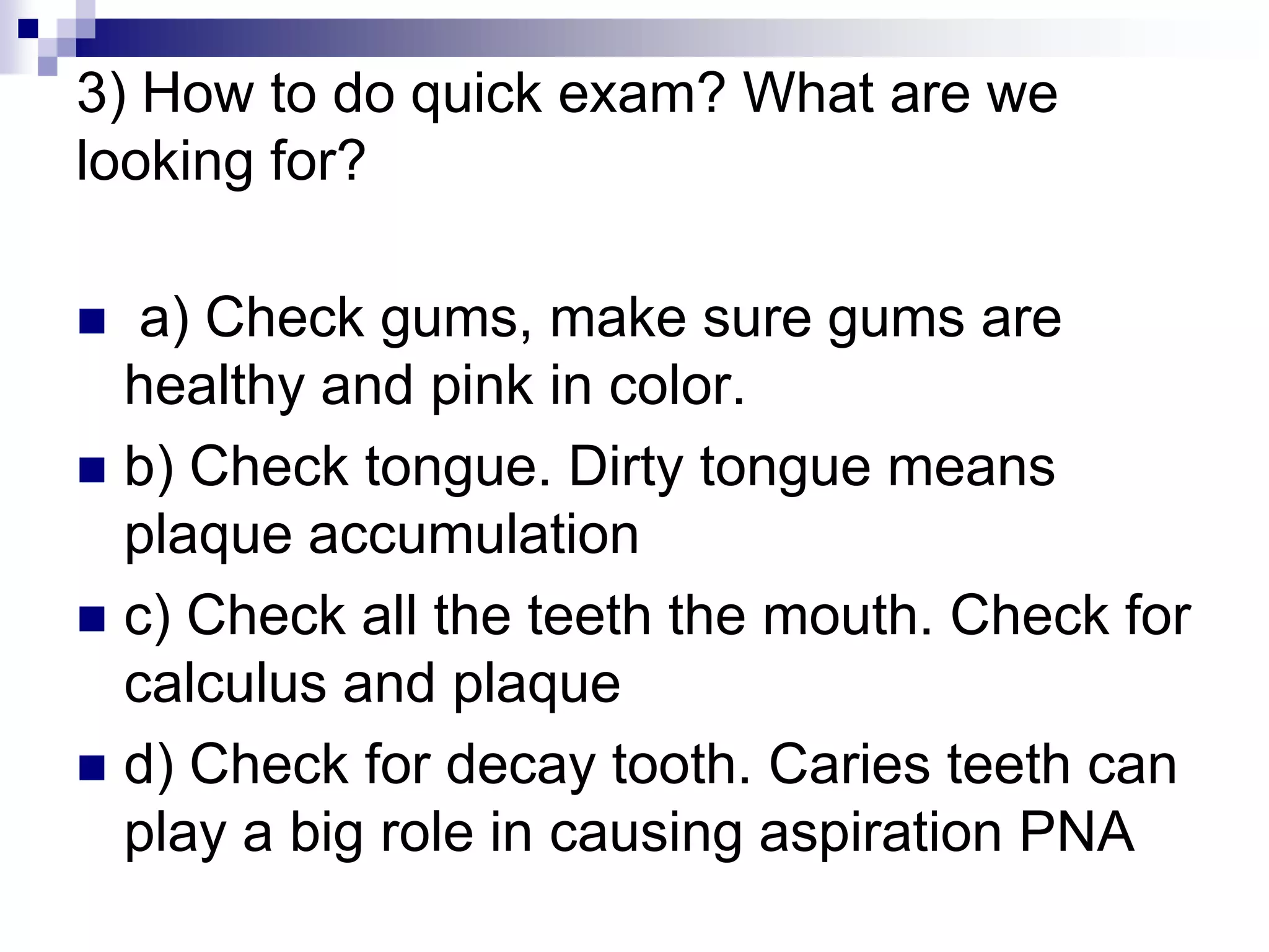 Impact of Oral care in reducing copd and pneumonia | PPT