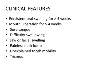 Occult Ca Oral cavity | PPTX