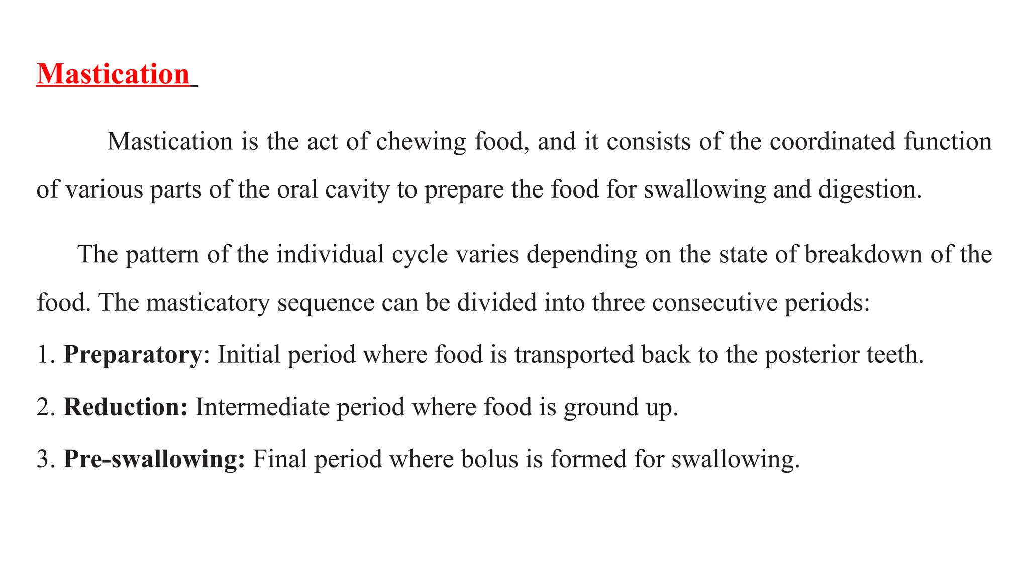 physiology of the Oral cavity - Lecture for dental students | PPTX