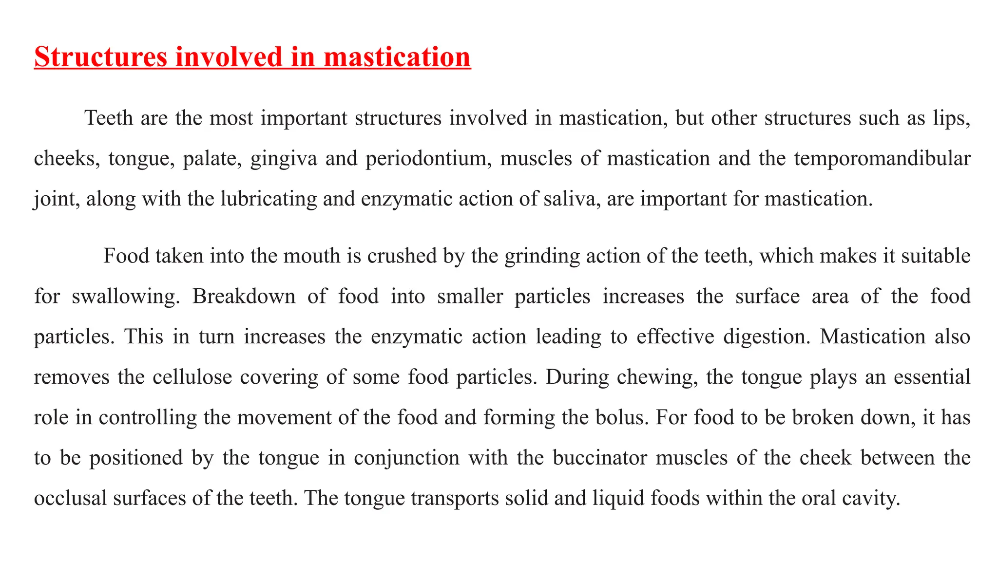physiology of the Oral cavity - Lecture for dental students | PPTX