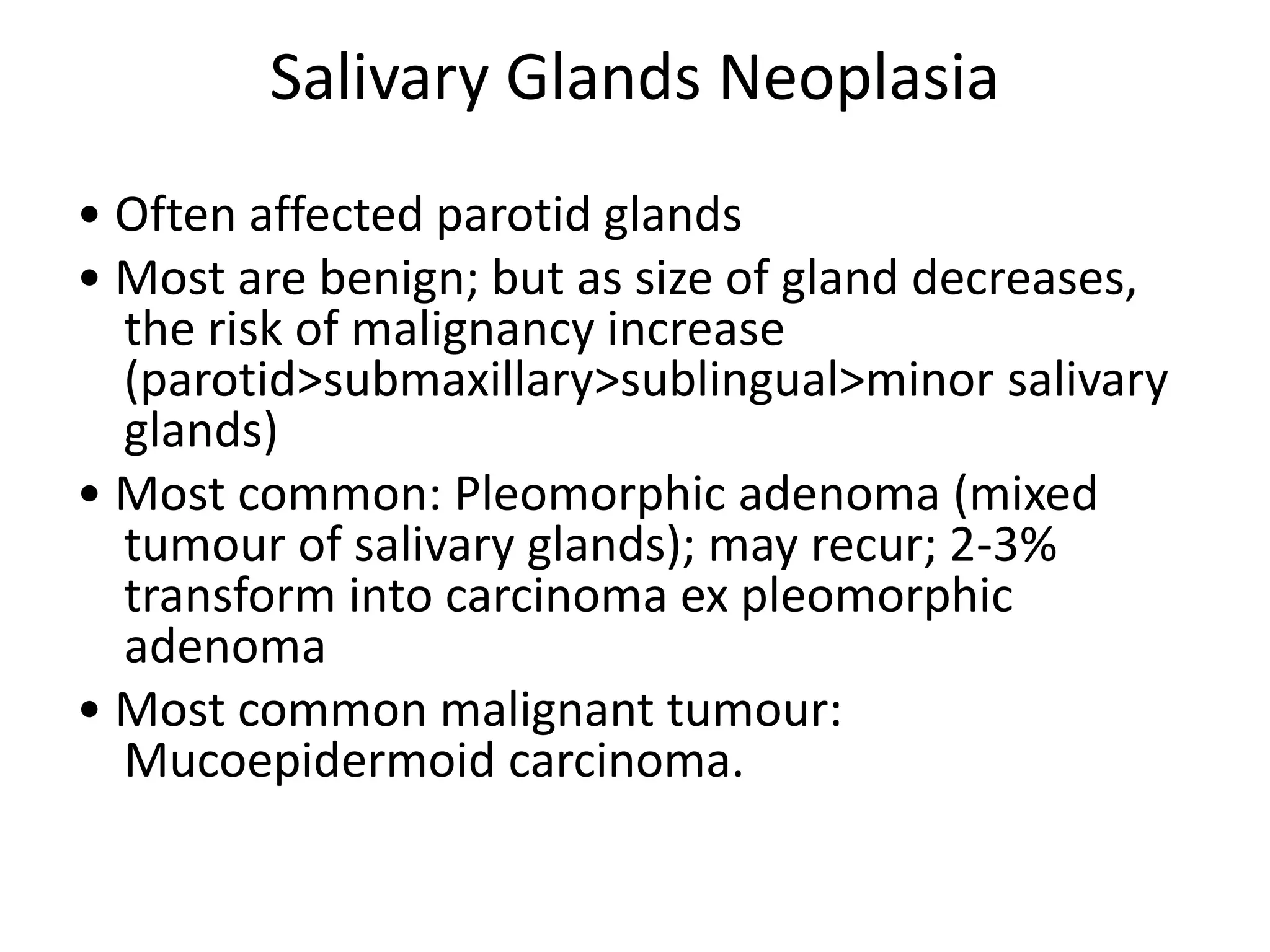 Oral cavity and salivary gland diseases | PPTX