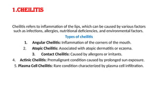 ORAL CAVITY & ESOPHAGUS DISORDERS AND NURSING MANANGEMENT | PPTX
