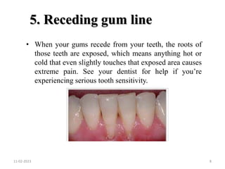 Problem associated with oral cavity .pptx