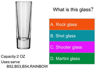 Glass Introduction for Restaurant set up | PPT