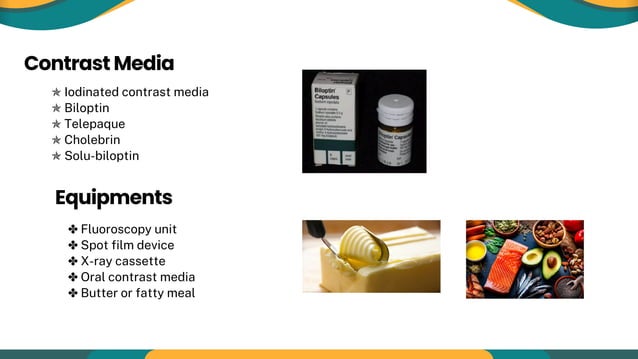 Oral Cholangiography Procedure Done In Radiology Department Ppt
