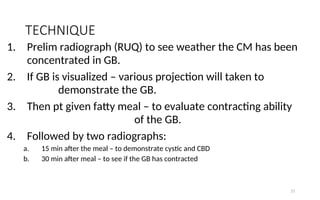 TOPIC MEDICAL IMAGING ORAL CHOLECYSTOGRAPHY.ppt