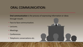 Uses of Oral Communication | PPT
